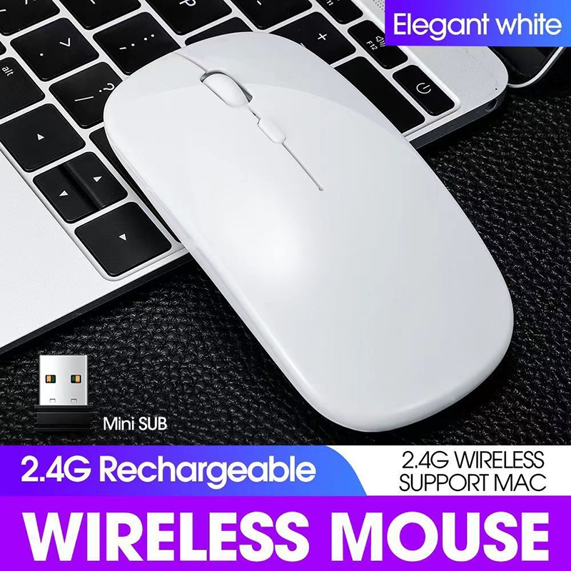 Wireless Mouse 2.4GHz Receiver Laptop mouse USB Charging Mouse ...
