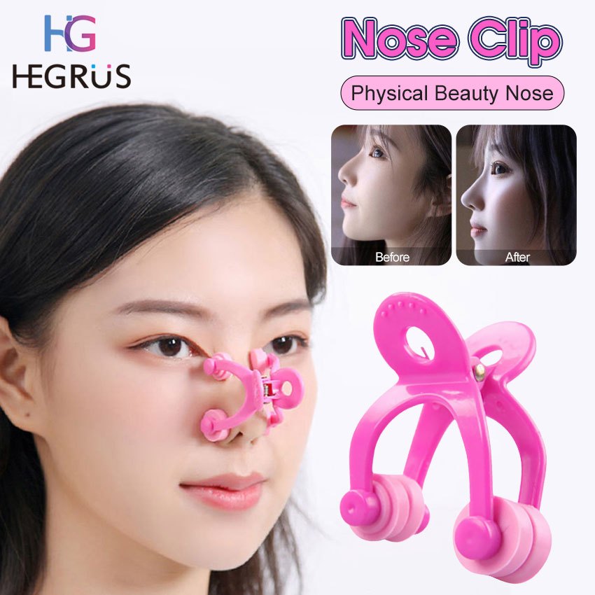 HEGRUS Nose Clip Nose Lift Nose Bridge Slimming Clips Beauty Clip Tool ...