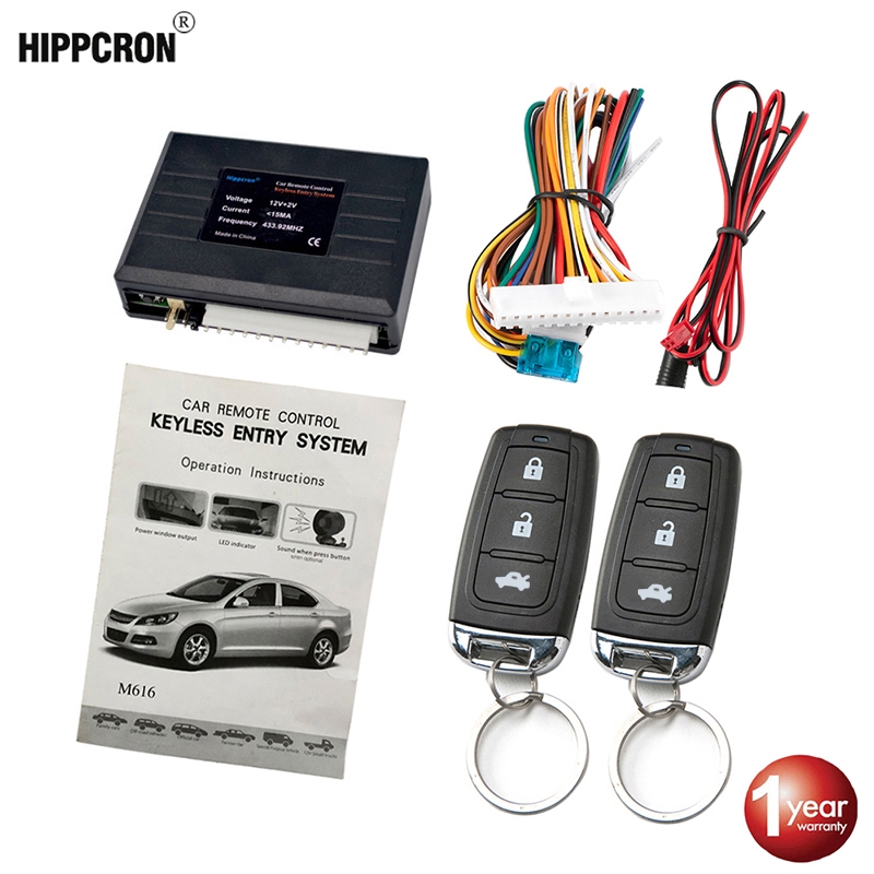 Car Kereta Alarm System Door Central Lock Keyless Entry Kit 12V with ...