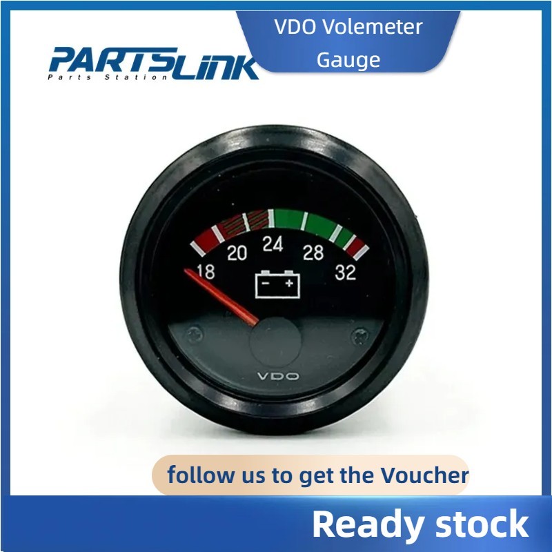 VDO Voltmeter Gauge Diesel Generator 12V/24V Set Accessories Voltage ...