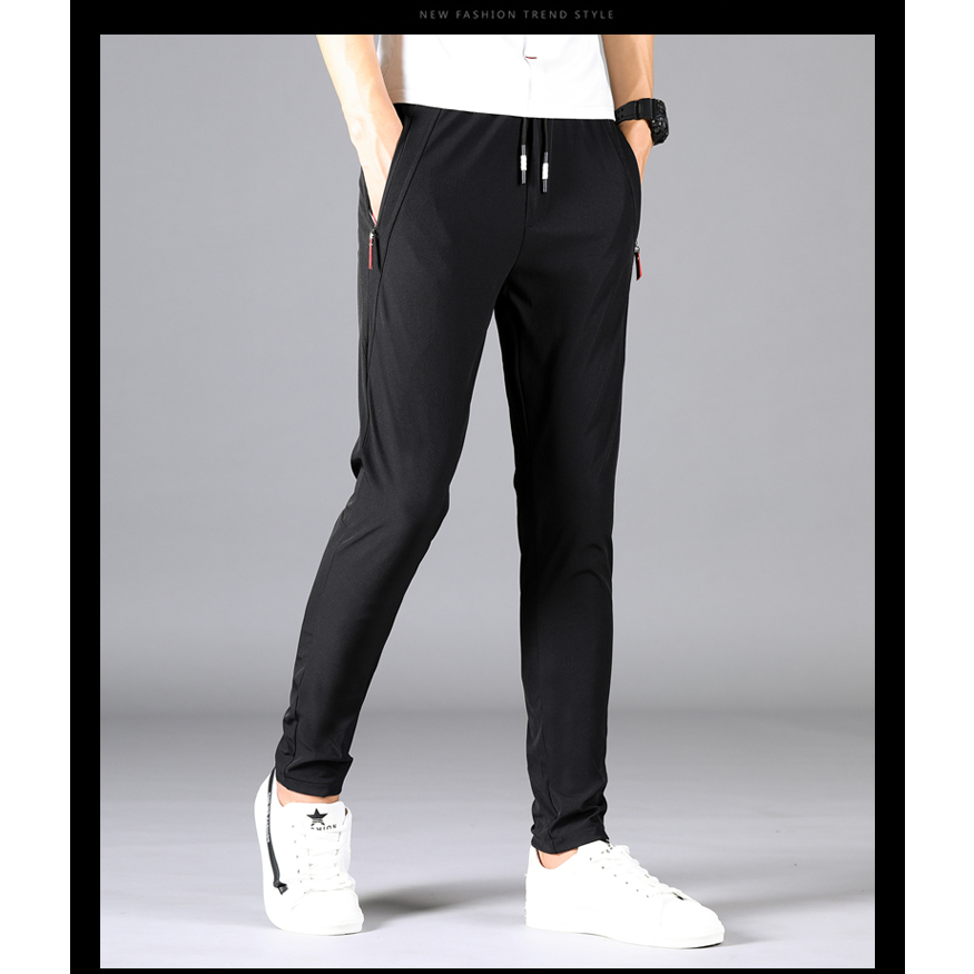 Men Casual Pants Man Long Pants Sports Wear Seluar Lelaki Jogger Pants ...