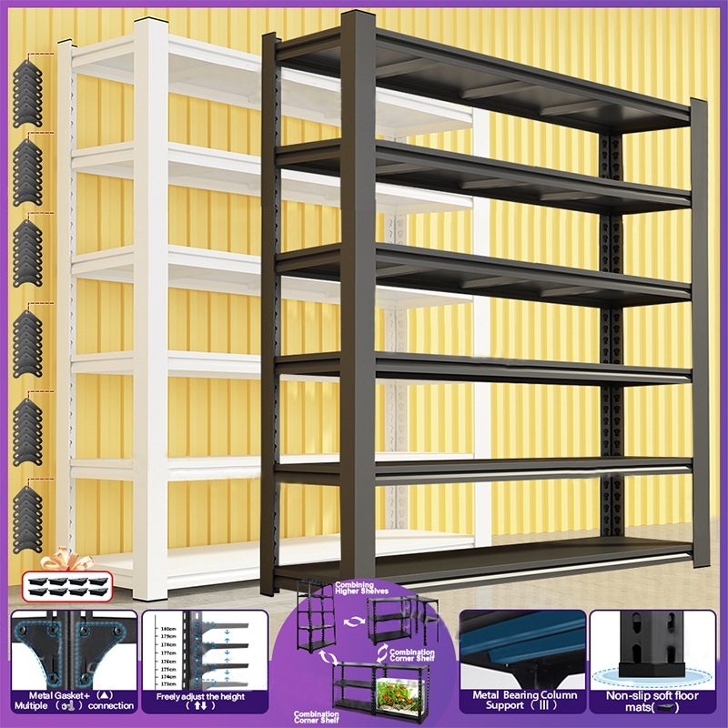 3/6 Tier Metal Boltless Rak/Dapur Rack/Shelf Rack Kitchen Rak/ Besi ...