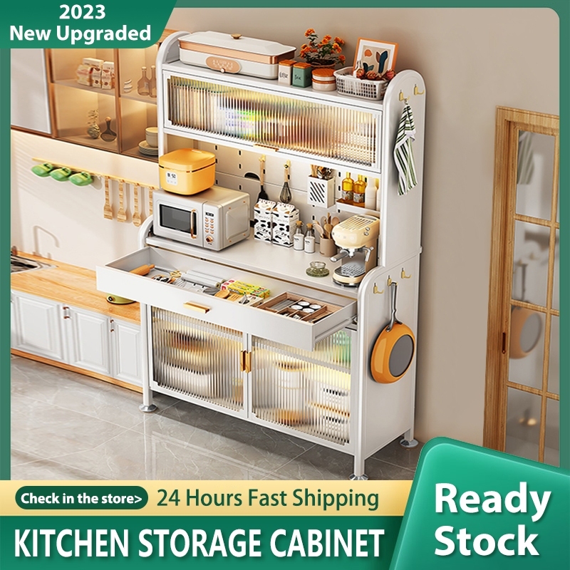 Ready Stock Kitchen storage cabinet dapur island household organizer ...