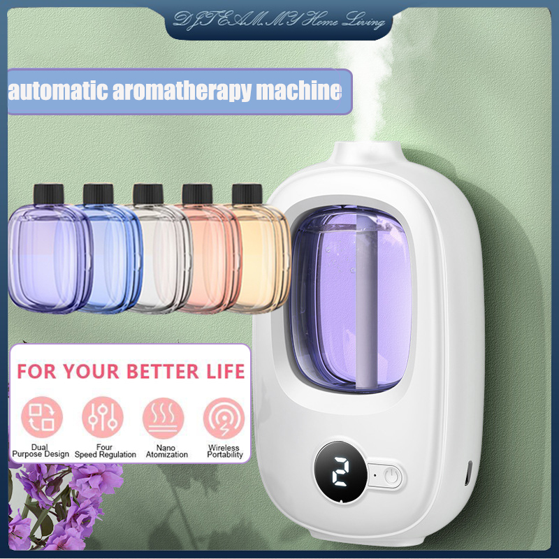 4 Gears Wireless Aroma Diffuser Timing Automatic Air Freshener Toilet ...