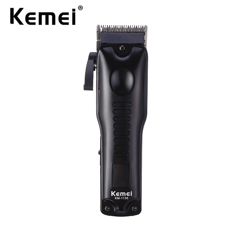 Kemei 8W Barber Hair Clipper Fade Blade Hair Trimmer Men Rechargeable ...