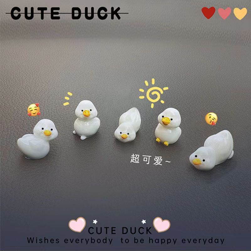 Micro landscape cute yellow fat duck animal DIY landscape decoration ...