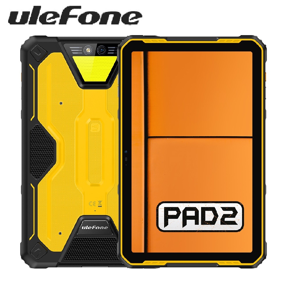 Ulefone Armor Pad 2 Rugged Tablet 11" 2K 18600mAh IP68/IP69K Android 13 NFC GPS 4G Tablet Up ...