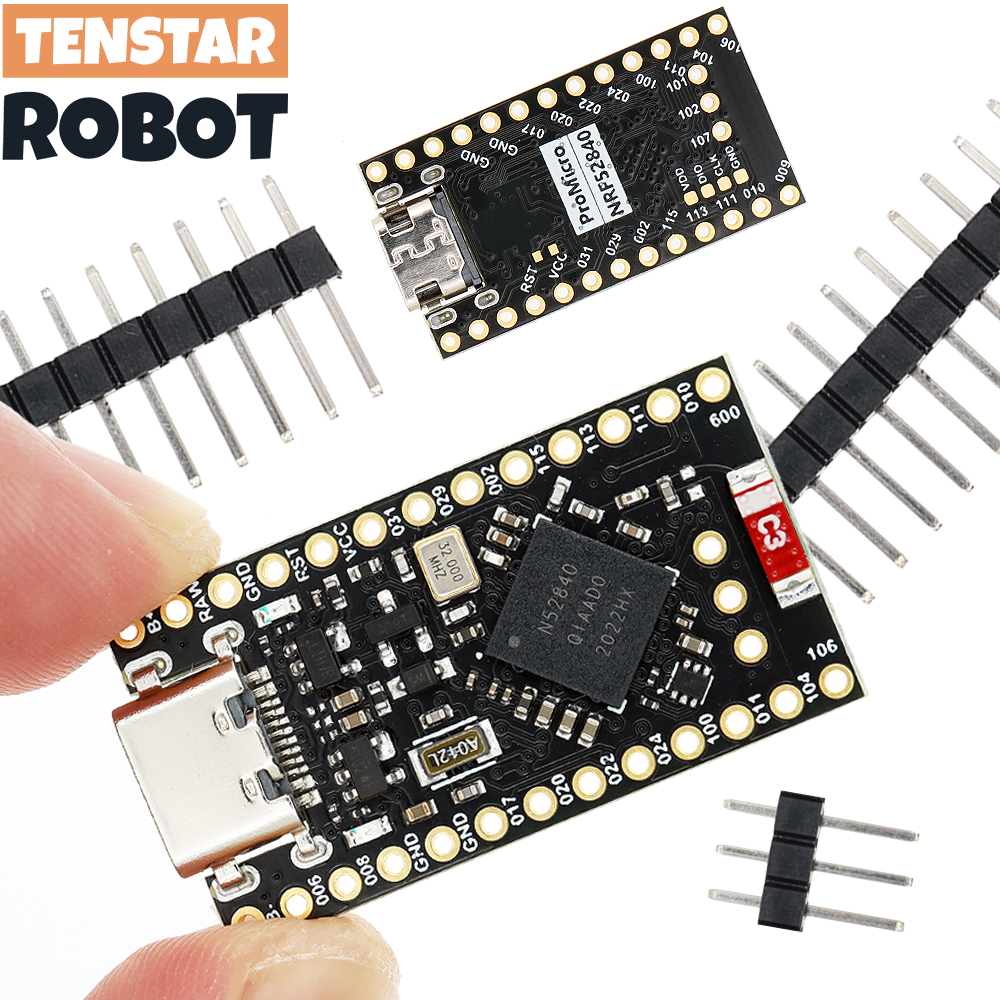Nrf52840 Development Board Compatible With Nice Nano V2 0 Bluetooth Charging Management Pro
