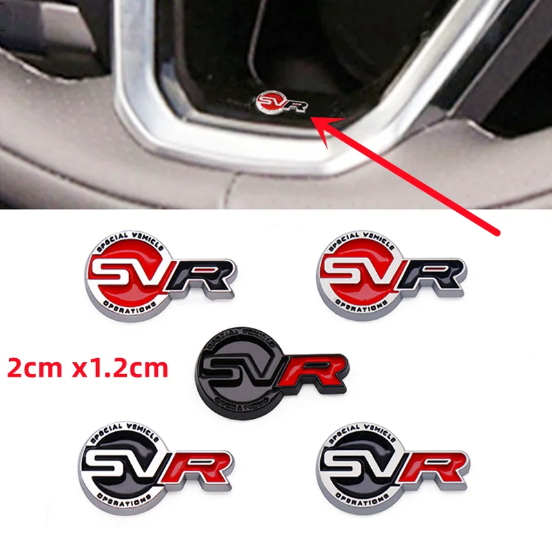 3D Metal SVR Logo Car Steering Wheel Dashboard Emblem Badge Decal For ...