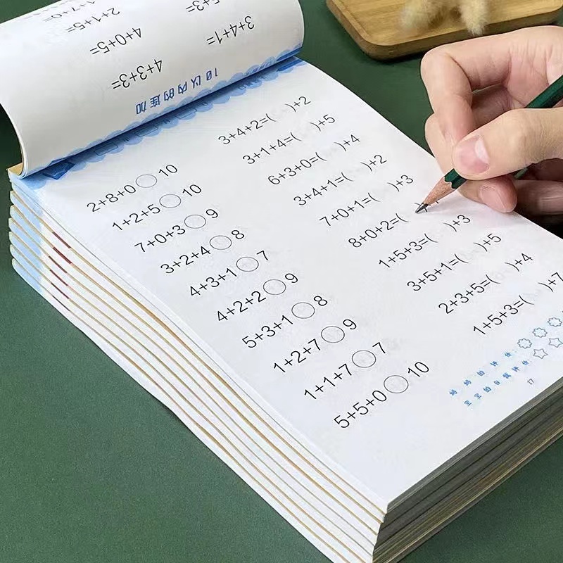 【8 Books】Children Addition and Subtraction Book Mathematics Worksheet ...