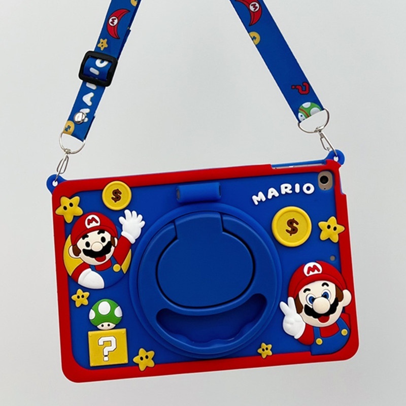 Casing Super Mario Pattern Case Compatible For Samsung Galaxy Tab A9 8 ...