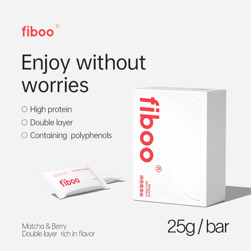 Fiboo Protein Bar No Sugar Whey Protein Meal Replacement (25g x 5/6 ...