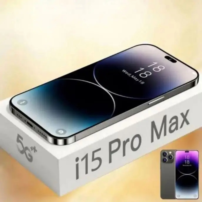 Hot I15 Pro Max 16+1TB 6.8-inch I15 Pro Max Full Display Android 12 Mobile Phone Smart Phone ...