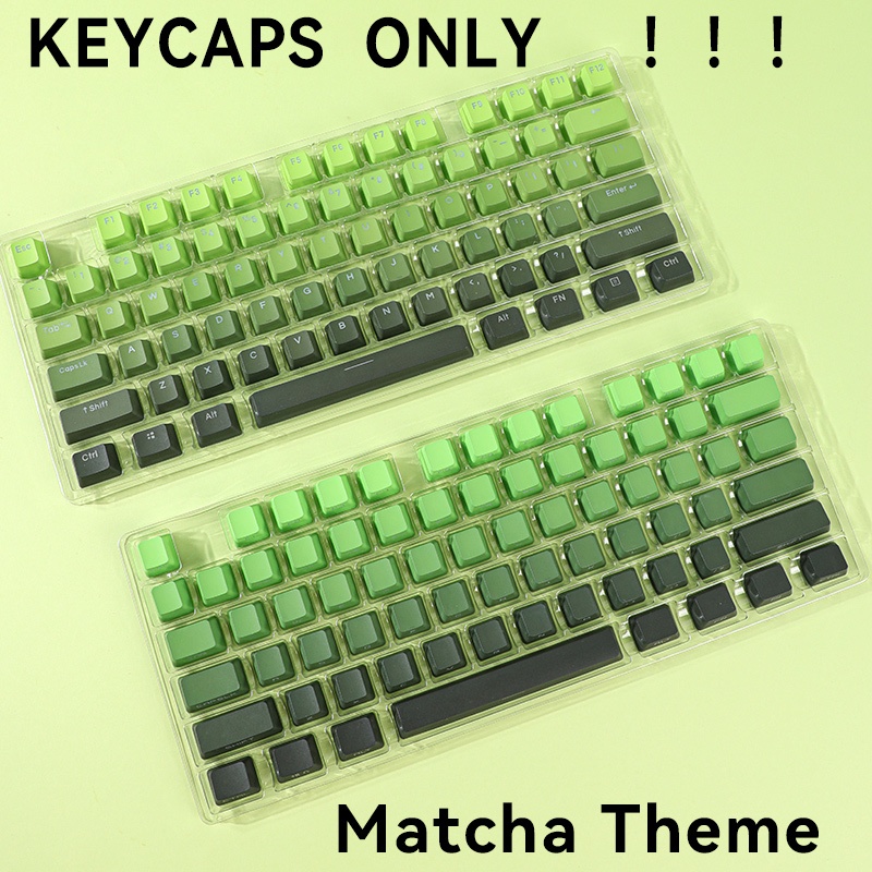 【JKDK】polar day PBT keycaps font transmits light OEM profile gray and ...