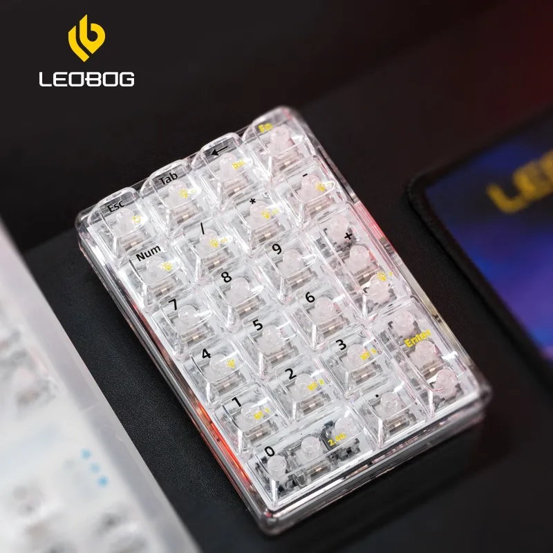LEOBOG K21 Wireless Three-Mode Numeric Mini Keyboard Customized ...