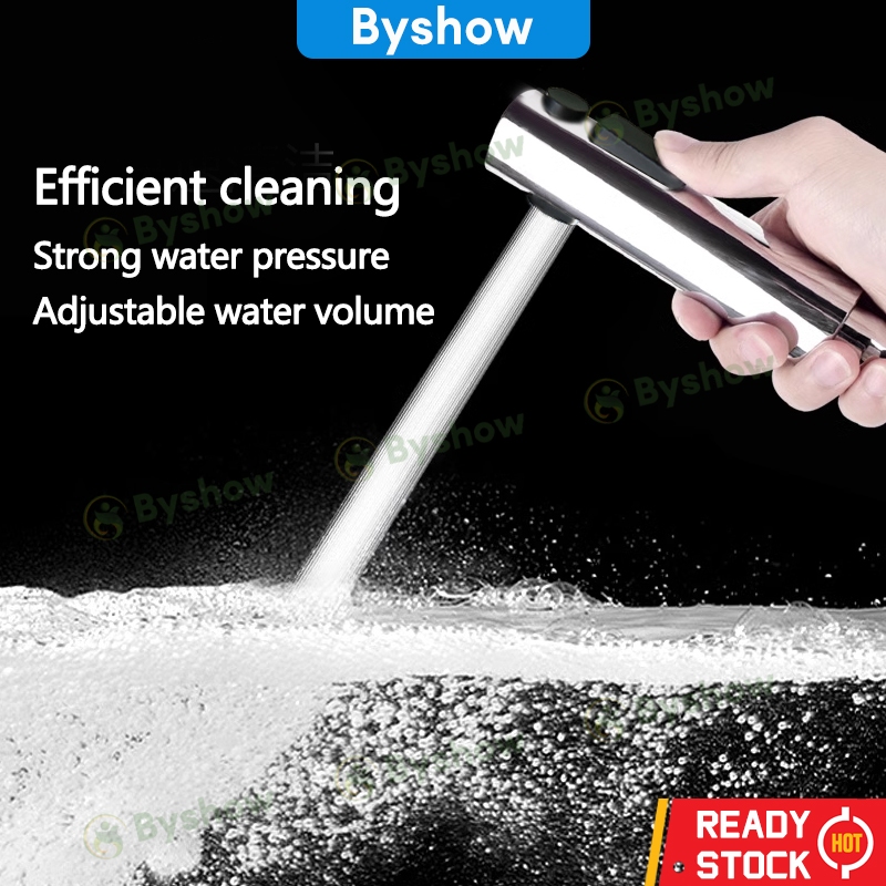 【Byshow】🔥Malaysia In Stock🔥 Toilet Bidet Spray Gun black Head Handheld ...