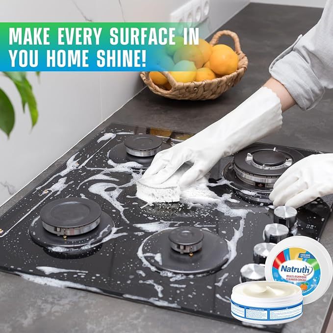 300g Kitchen Cleaner Cooktop and Stove Top Cleaner Kit - Glass Cook Top ...