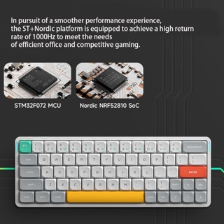 NuPhy Air60 V2 Ultra-thin Bluetooth Wireless Mechanical Keyboard 60% ...