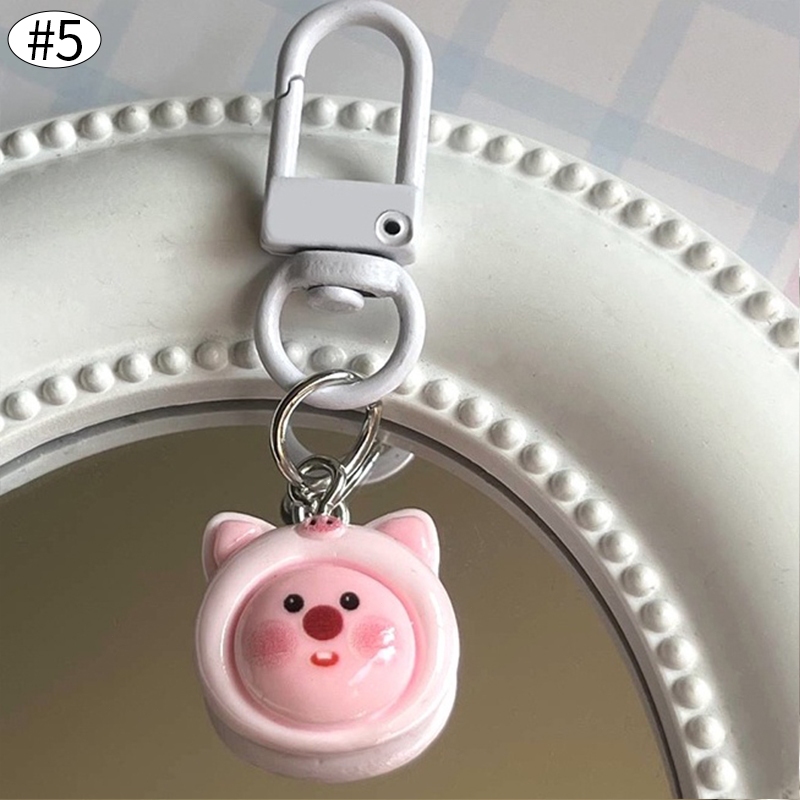 Ins Plush Keyring Cute Cartoon Loopy Keychain Lovely Bag Pendant Mini ...