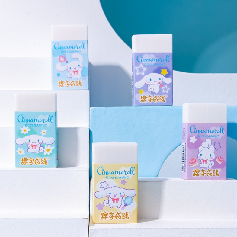 New Cute Sanrio Cinnamoroll Creative erasing words into line eraser ...