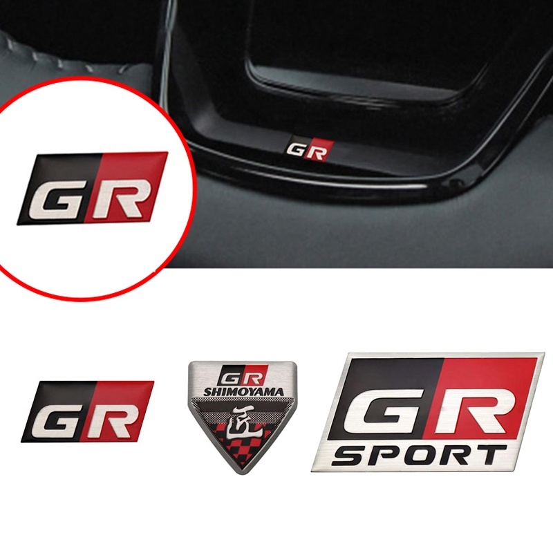 3D Metal Car Sticker Logo Metal Labeling Emblem Badge Decals For Toyota ...