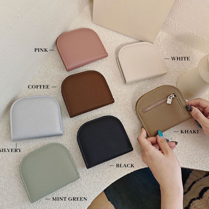Cute Women Mini Purse PU Leather Slim Multi Card Case Coin Convenient ...
