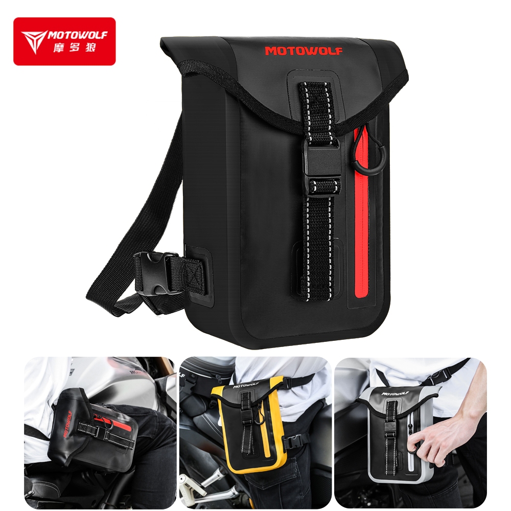 MOTOWOLF Waterproof Motorcycle Riding Bag Outdoor Multifunctional ...