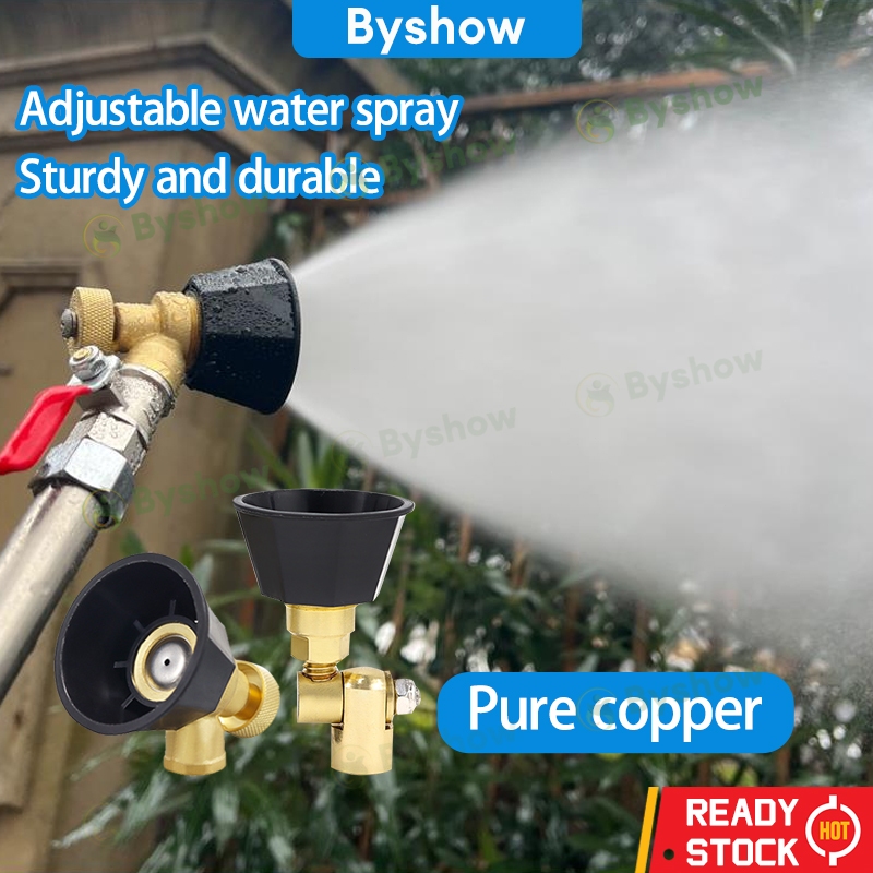 【Byshow】🔥Malaysia In Stock🔥Pure copper Black Alloy Cyclone Nozzle Anti ...