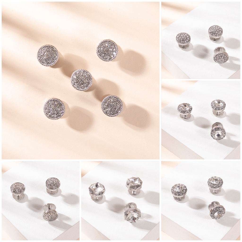 1 Set of 5 Pieces Butang Baju Melayu Exquisite and elegant Nikah Round ...