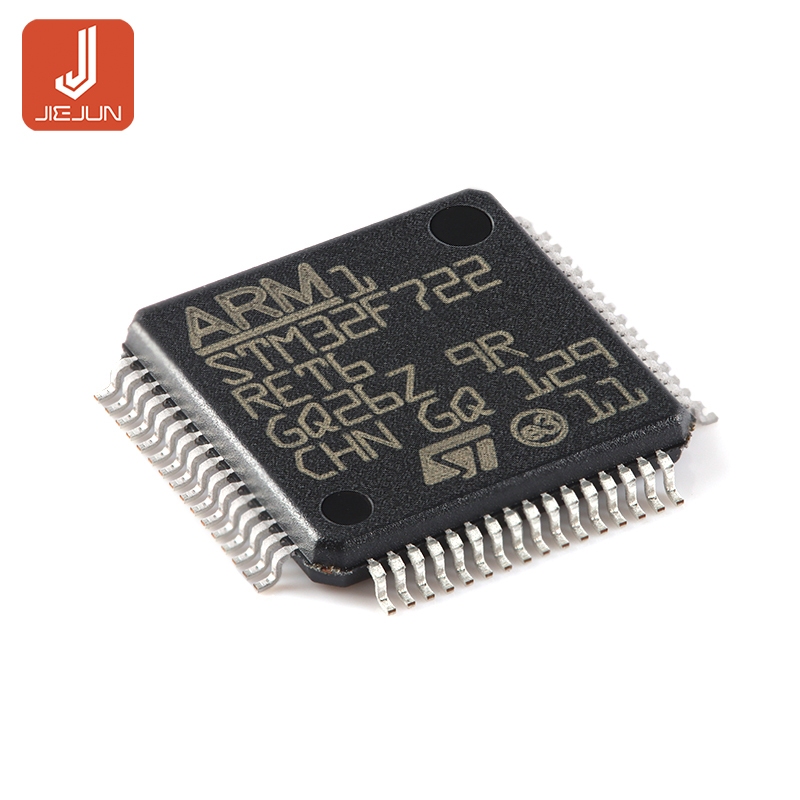 ic chip Original authentic STM32F722 STM32F722RET6 LQFP-64 ARM Cortex-M7 32-bit microcontroller ...
