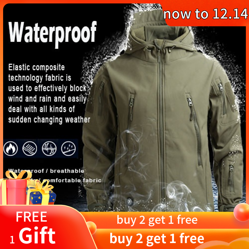 Men Windbreaker Jaket Motor lelaki Waterproof Bomber Jacket Windproof ...