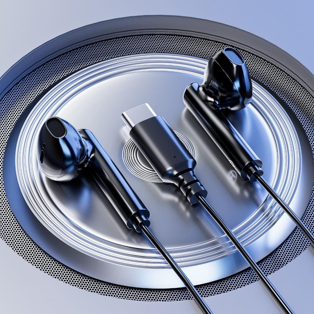 Comica SR-EP1(UC) USBC Earphone Type C Interface Microphone Monitor ...