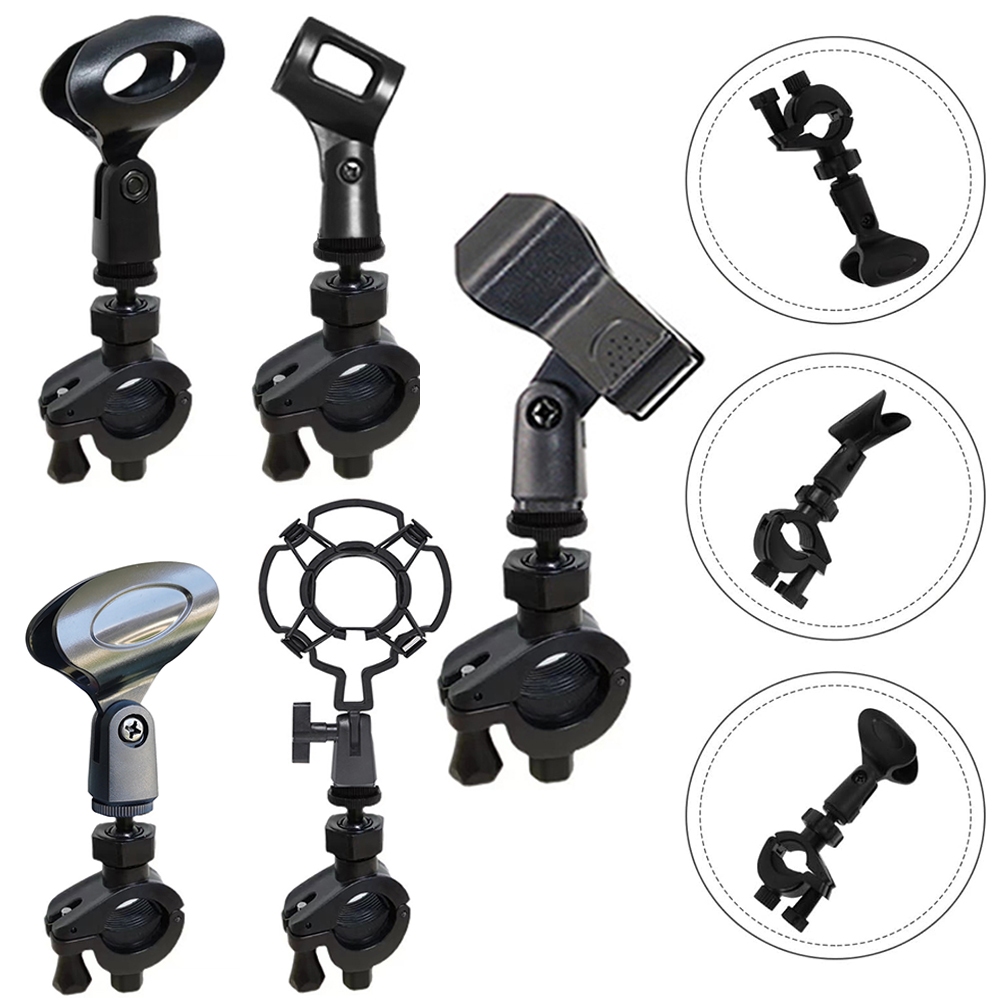 Microphone U-shaped microphone clip cell phone floor stand extension ...