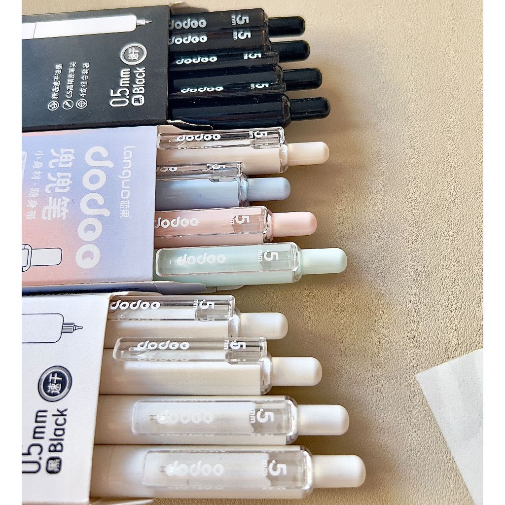 Ohaya | dodoo pen | D406 ins Black Gel pen 0.5mm Cute cs Head Quick ...
