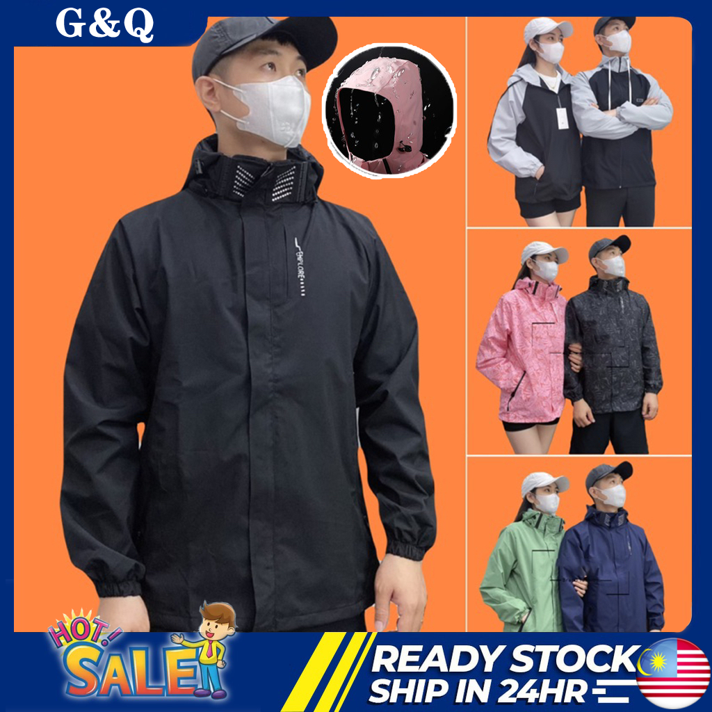 Waterproof Wind Jacket for Women Windbreaker Windproof Rider Jacket ...