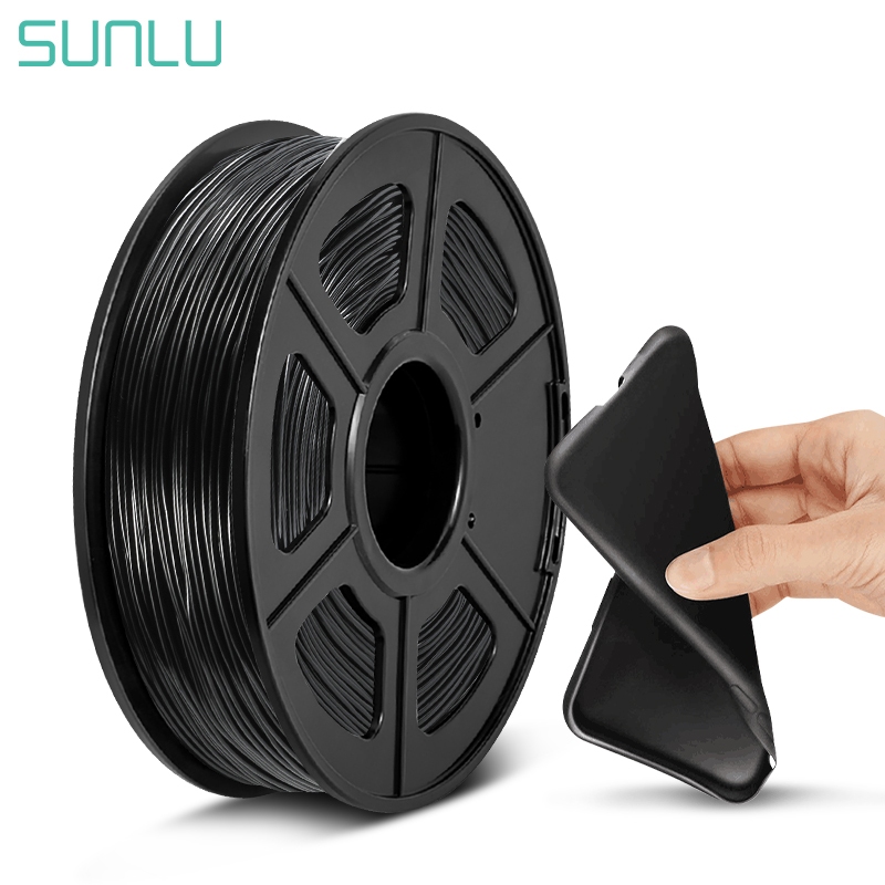 SUNLU High Quality 3D Printer Filament TPU 1.75mm 0.5KG Suppleness High ...
