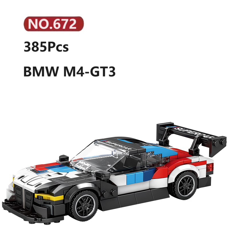 BM M4-GT3 Building Blocks 385 Pcs Reobrix Car Bricks Toy Set | Shopee ...