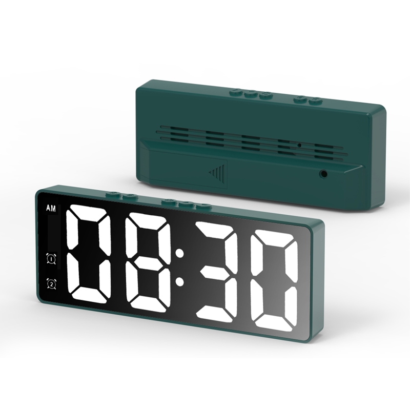 GEESO Japanese Simple LED Digital Clock Sound Control Alarm Clock ...