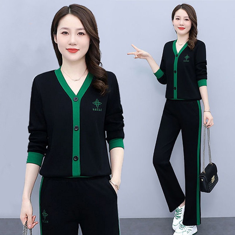 2pcs Women Clothing Individual Set Wear Ladies Long Sleeve Loose Single ...