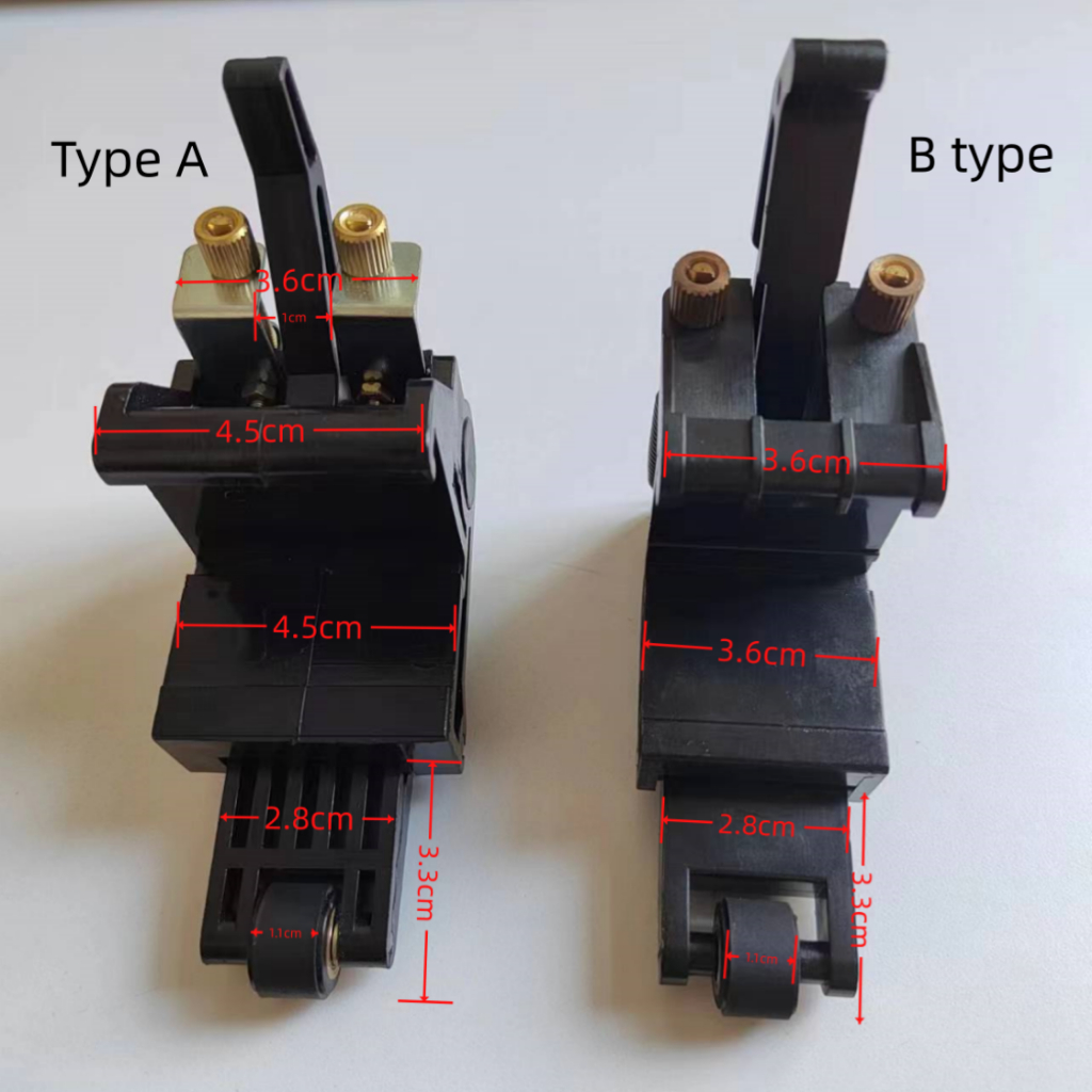 1 pcs pinch roller assembly pressure frame rubber rollers Vinyl cutter ...