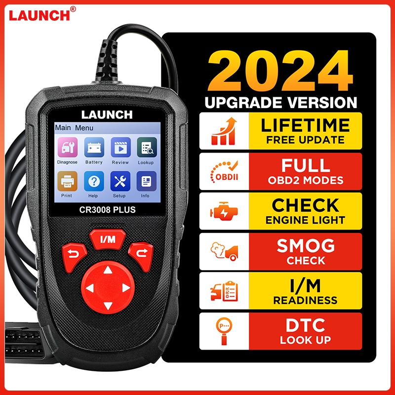 LAUNCH Professional OBD2 Scanner Diagnostic Tool CR3008 Plus,One-Key I ...