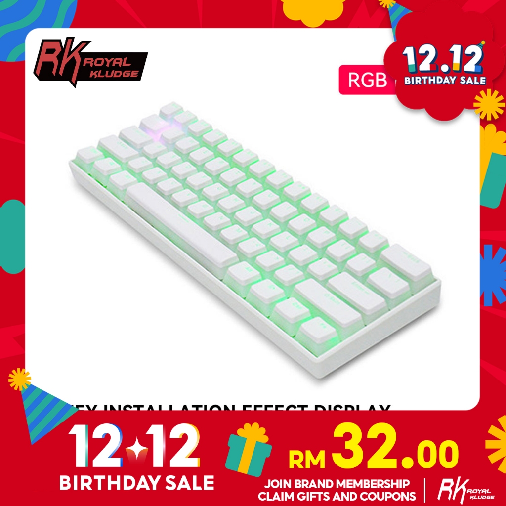 Pbt Pudding Full Set Keycaps Suitable For Royal Kludge All Keyboards ...