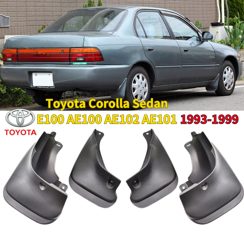 4pcs Mud Flaps Splash Guards Mudguard For Toyota Corolla Sedan E100 ...
