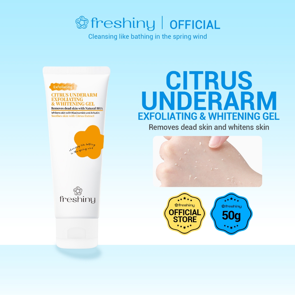 Freshiny Citrus Underarm Exfoliating & Whitening Gel Removes Dead Skin ...