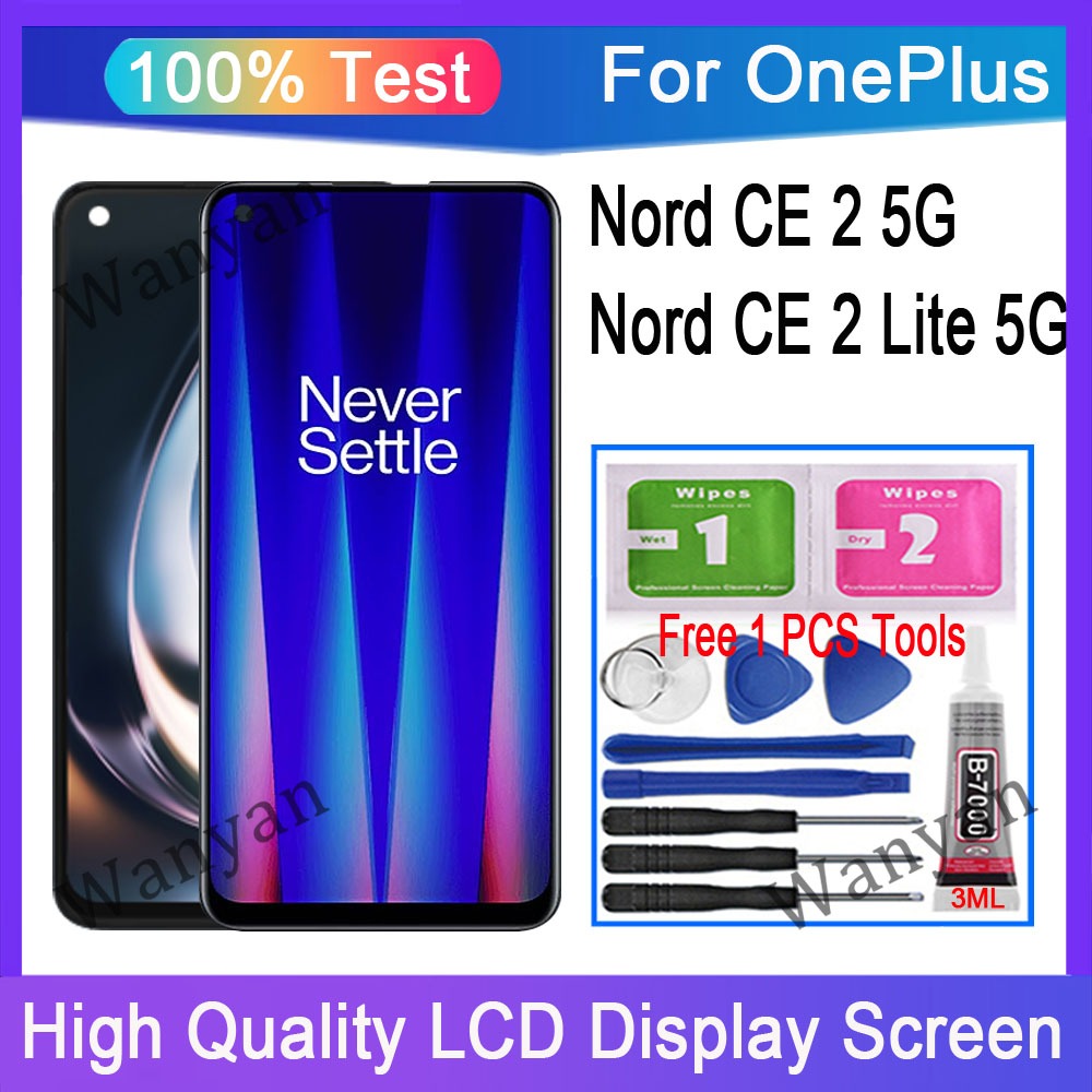 Original/OLED/TFT OnePlus Nord CE 2 5G Nord CE 2 Lite 5G LCD Display Touch Screen Replacement ...