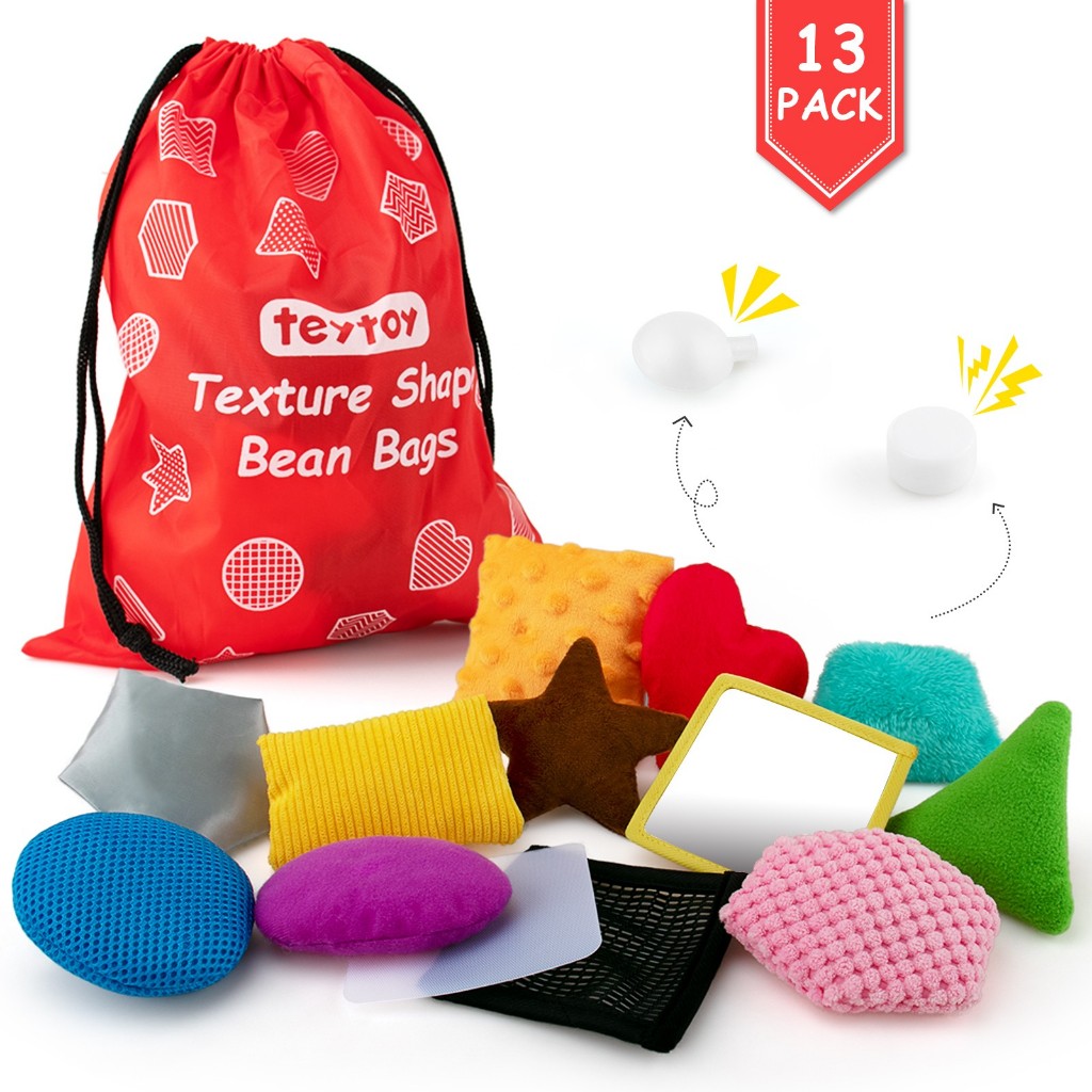 teytoy Texture Sensory Bean Bags,Toddler Sensory Toys for Babies ...
