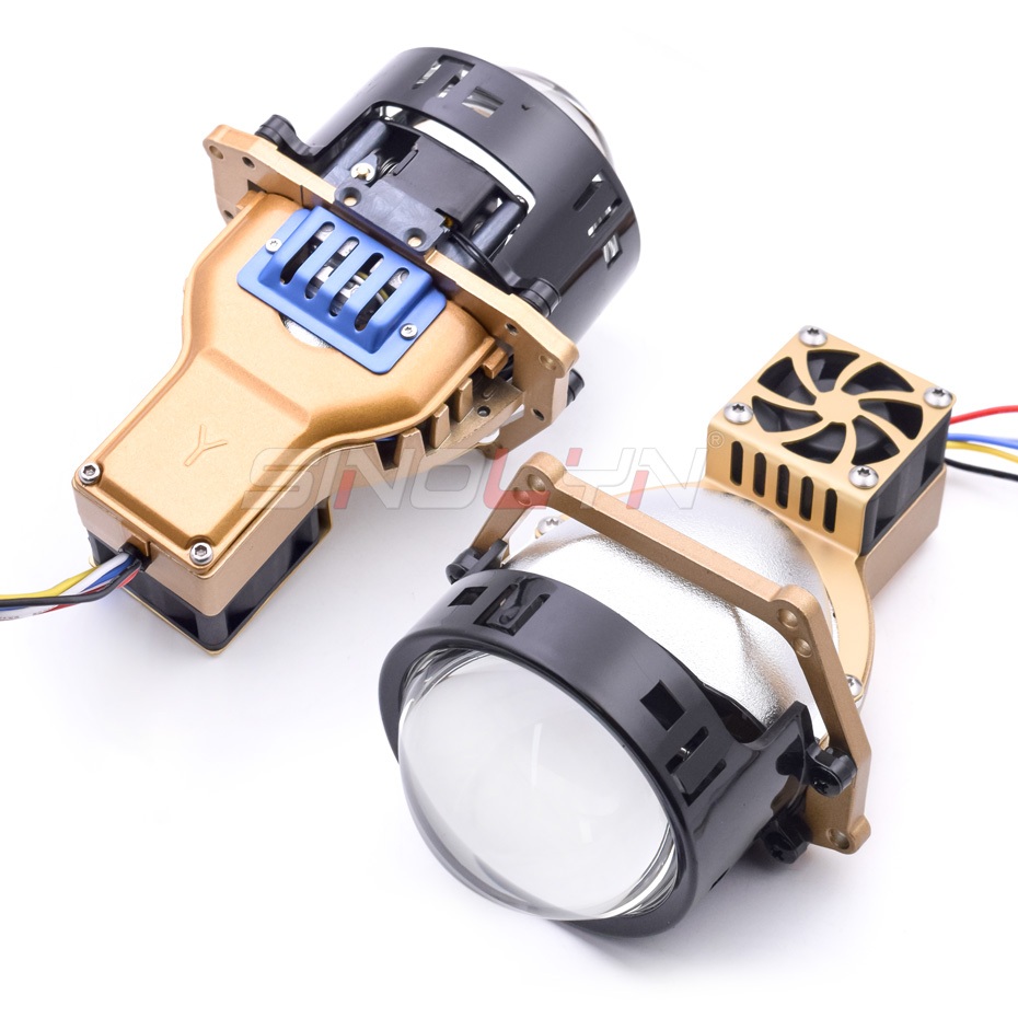 Sinolyn Bi LED Projector Laser Lights LED Light Lens 60W 40000lm 3 Inch Automotive Lenses ...