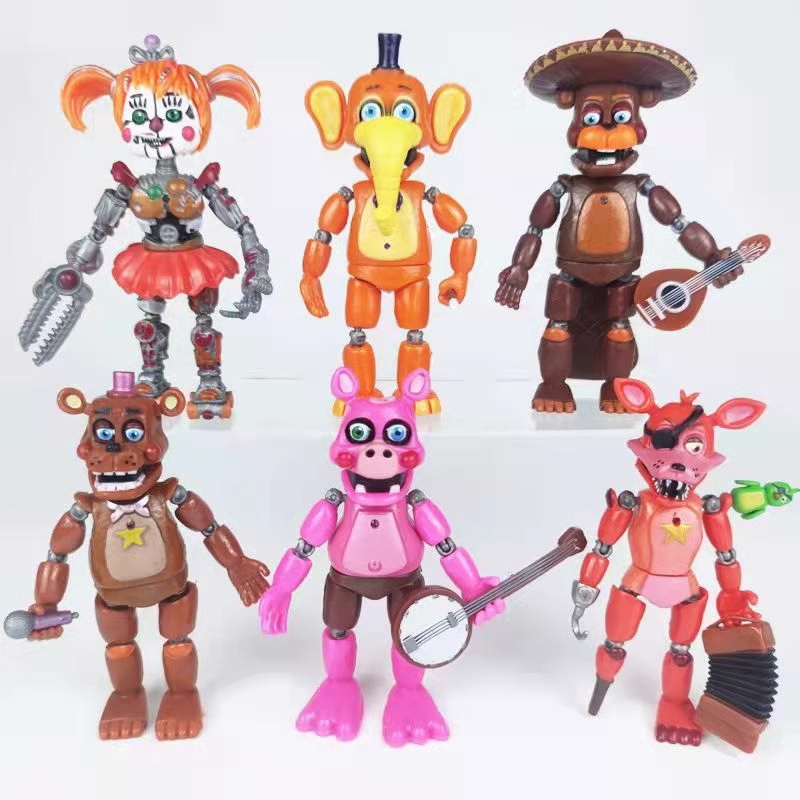 Shehave FNAF Toy Five Nights AT FREDDY'S Figures, BONNIE FOXY CHICA ...