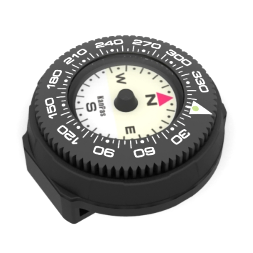 KanPas Mini Button Map Compass with Turnable Bezel for Watchband Every ...