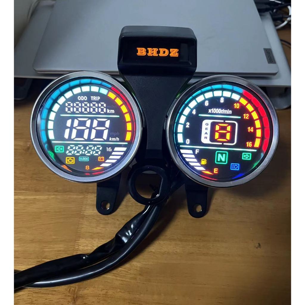Suzuki Intruder125 GN125 LED Digital Speedometer Odometer Gauge For ...